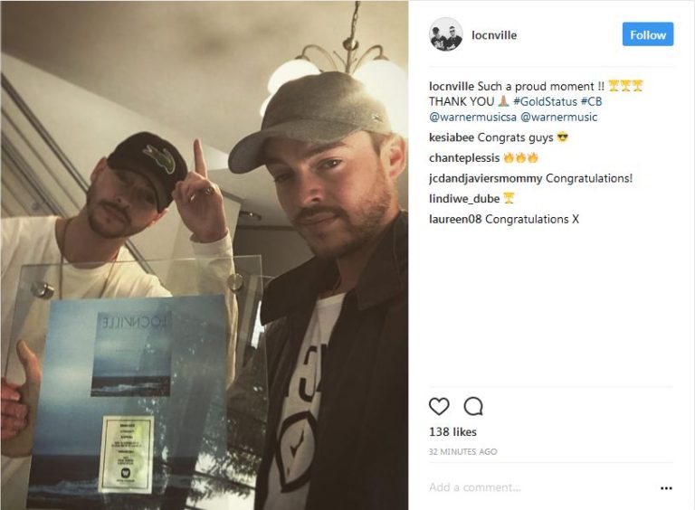 Locnville's Banger 'Cold Shoulder' Goes Gold - SA Music Magazine
