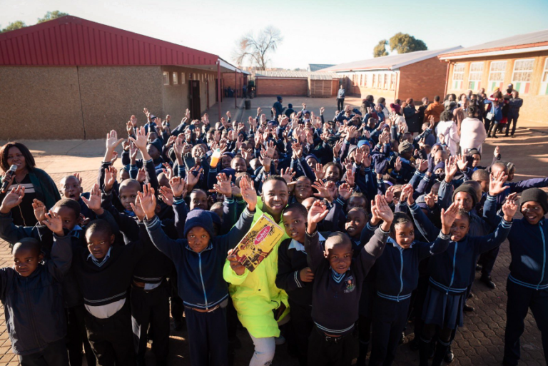 Pics! DJ Shimza Gives Back To A Local Primary School In Thembisa - SA ...